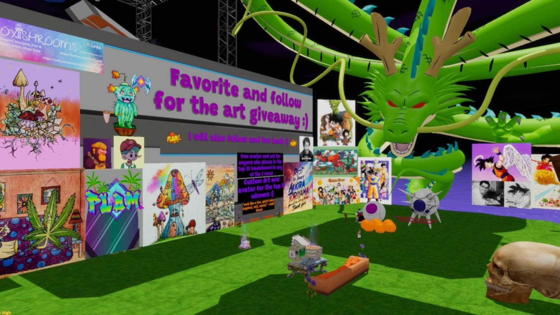 Visit Shenron DBZ on Nifty Island | Nifty Island