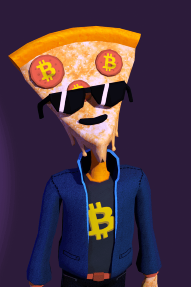 Cool Bitcoin Pizza Avatar Pack - FutureGhost's Collection | Nifty Island