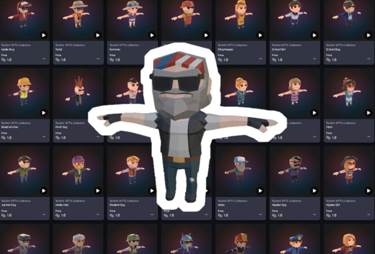 Biker - Gift Avatar - TechArt NFT's Collection | Nifty Island