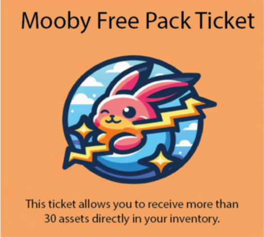 Mooby Free Pack Ticket - Receive more than 30 free assets directly in ...