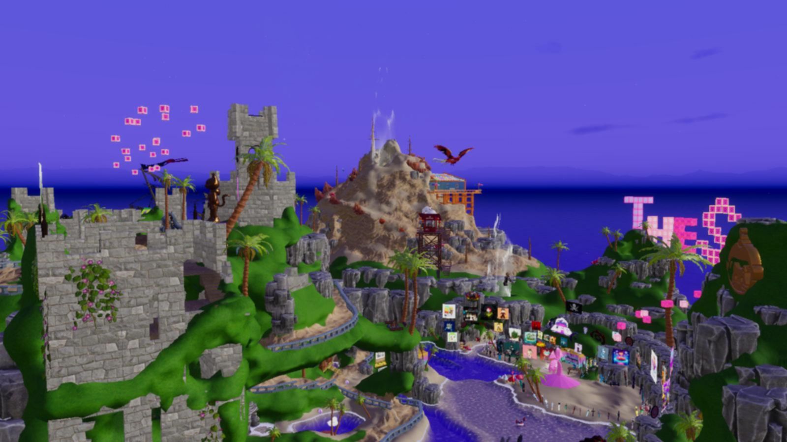 Check out Medieval Volcano | Nifty Island